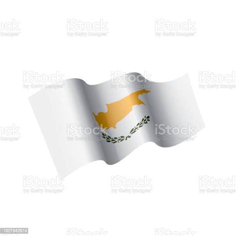 사이 프 러 스 플래그 흰색 배경 벡터 일러스트 레이 션 0명에 대한 스톡 벡터 아트 및 기타 이미지 0명 3차원 형태