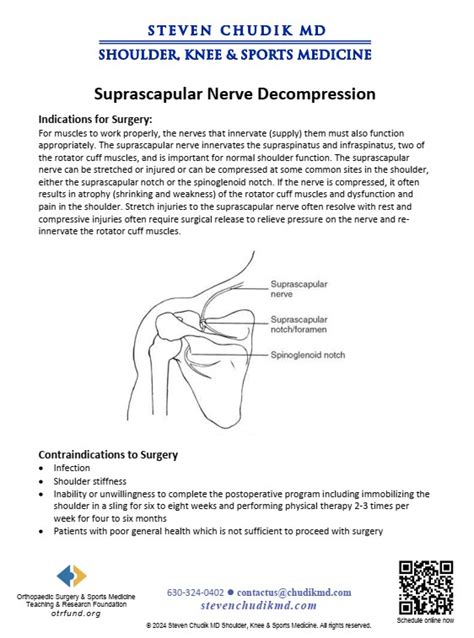 Arthroscopic Suprascapular Nerve Release Steven Chudik Md