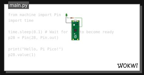 Led Pico Wokwi Esp32 Stm32 Arduino Simulator Led Pico Wokwi Esp32 Stm32 Arduino Simulator
