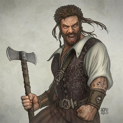 Badass Illustrations By Kerem Beyit Character Portraits Rpg