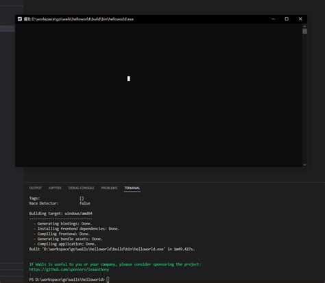 after build cannot run in win10 amd64 · issue 1837 · wailsapp wails