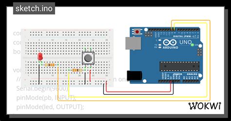 4 If Statement And Button Led Wokwi Esp32 Stm32 Arduino Simulator