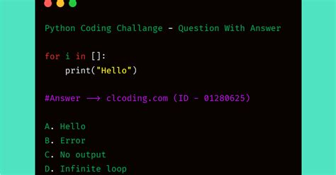 Python Coding Challange Question With Answer 01280625 ~ Computer Languages Clcoding