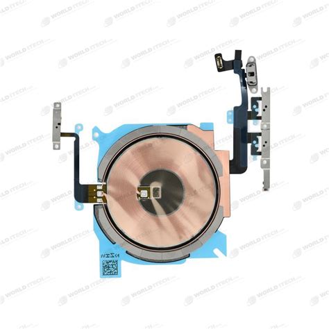 Nappe Bouton Volume Mute Recharge Sans Fil Induction Iphone Pro Max