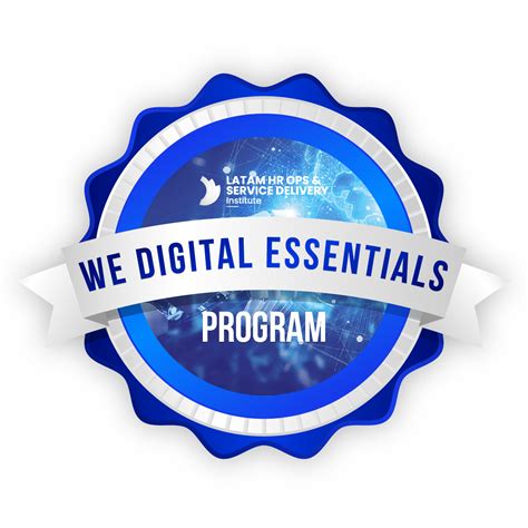 We Digital Essentials Program Credly