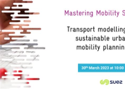 Recording Of Transport Modelling For Sustainable Urban Mobility