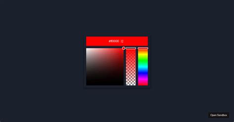 React Color Picker Codesandbox