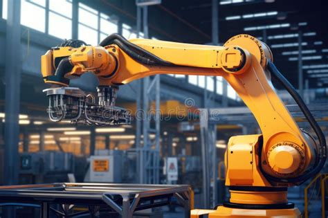 Smart Industry Robot Arm System For Digital Factory Production 3d