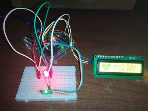 Heart Beat Sensor Using Arduino Bpm Monitor With Arduino