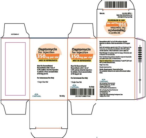 Daptomycin Injection Package Insert Prescribing Info Moa