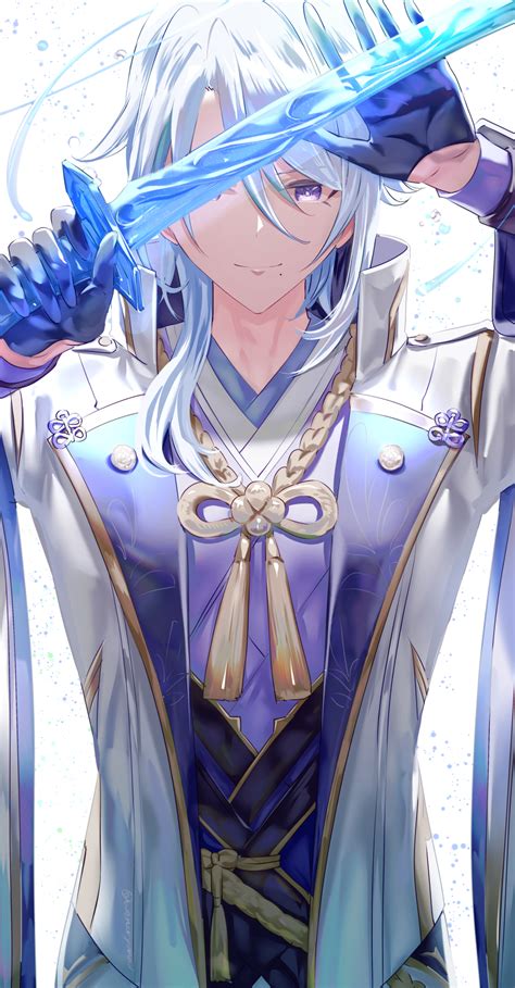 Kamisato Ayato Genshin Impact Drawn By Uenoryoma Danbooru