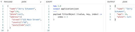 Dataweave Filterobject Function How To Filter Keyvalue Pairs In An