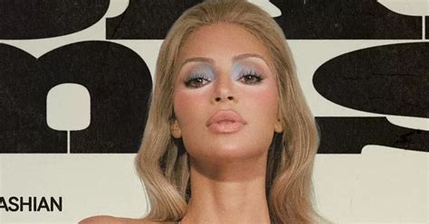 Kim Kardashian Poses Topless As She Rocks Very Different Look For Skims