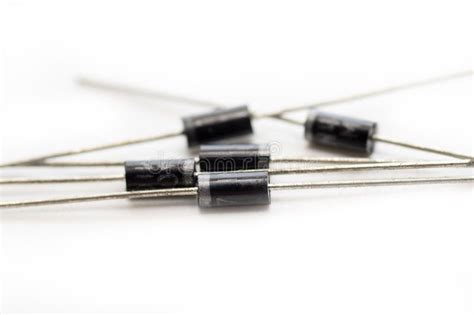 Close Up Of Diode Isolated On White Background Stock Image Image Of