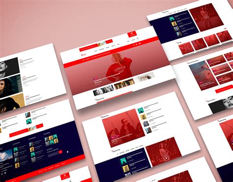 Minimal Web UI Design Practice 3 Behance