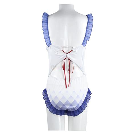 Genshin Impact Ganyu Swimsuit Cosplay Costume Hqcosplay