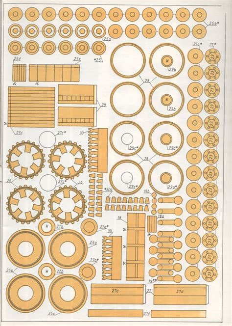 A Drawing Of Various Types Of Gears And Wheels
