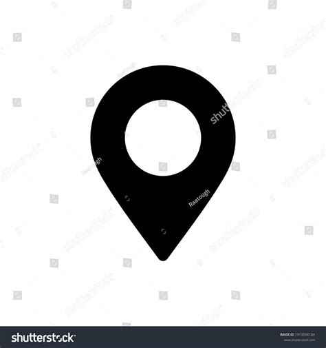 Maps Marker Icon Pin Symbol Location Stock Vector Royalty Free Shutterstock