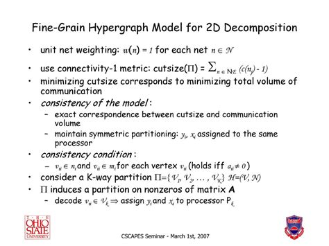 a hypergraph partitioning approaches for workload decomposition ppt