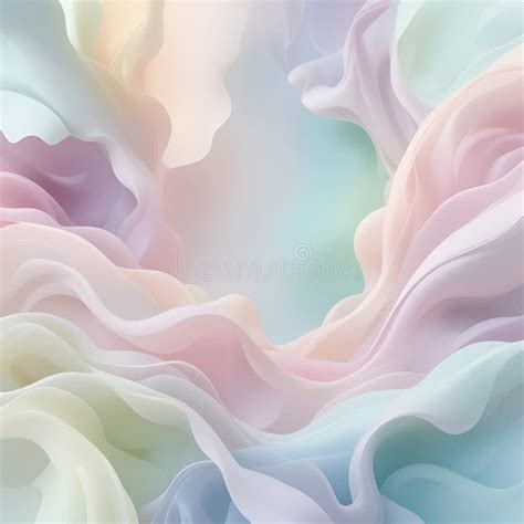 The Design Features Flowing Shapes And Subtle Gradients In Shades