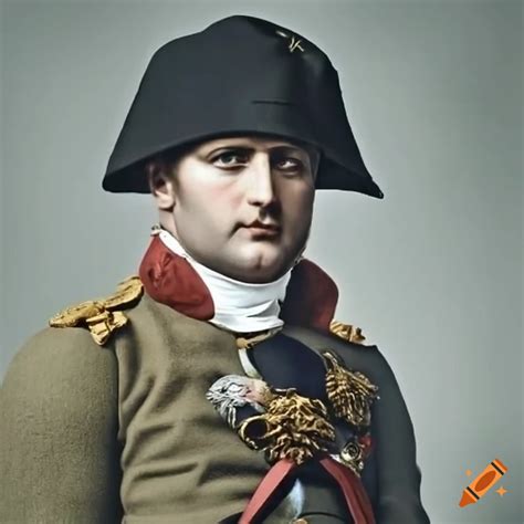 Portrait Of Napoleon Bonaparte With A Vintage Camera On Craiyon