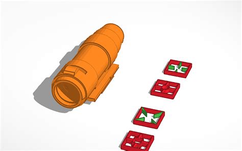 3d Design Nerf Scope Attachment Tinkercad