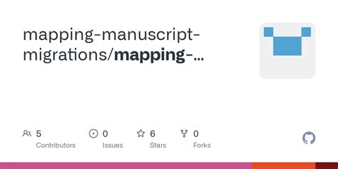 Github Mapping Manuscript Migrationsmapping Manuscript Migrations