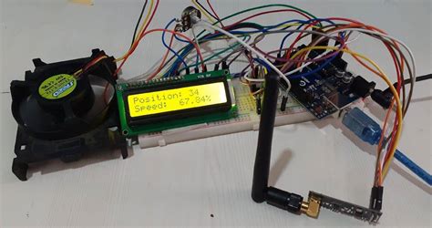 DC Motor Speed Control With NRF24L01 Rotary Encoder Arduino