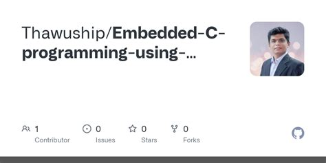 Github Thawushipembedded C Programming Using 8051 Microcontroller