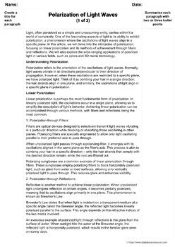 Polarization Of Light Waves Diffraction And Polarization TPT