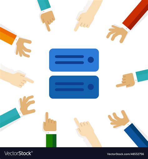 Server Technology Modern Connection Computer Vector Image