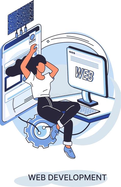 Web Development Coding And Programming Creation Digital Software Mobile Desktop Platforms