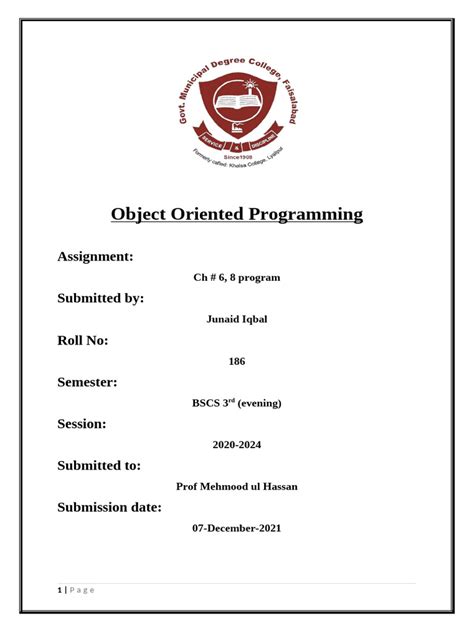 186 Junaid Iqbal Program Pdf Software Engineering Computer Programming