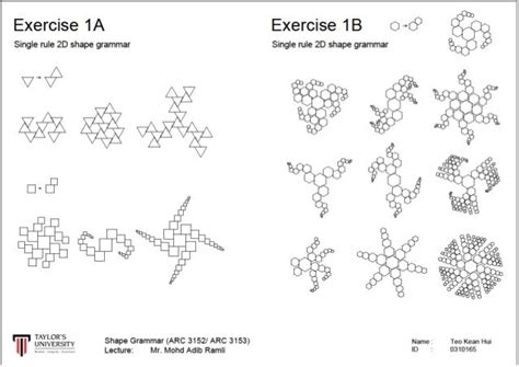 Shape Grammar All Exercises