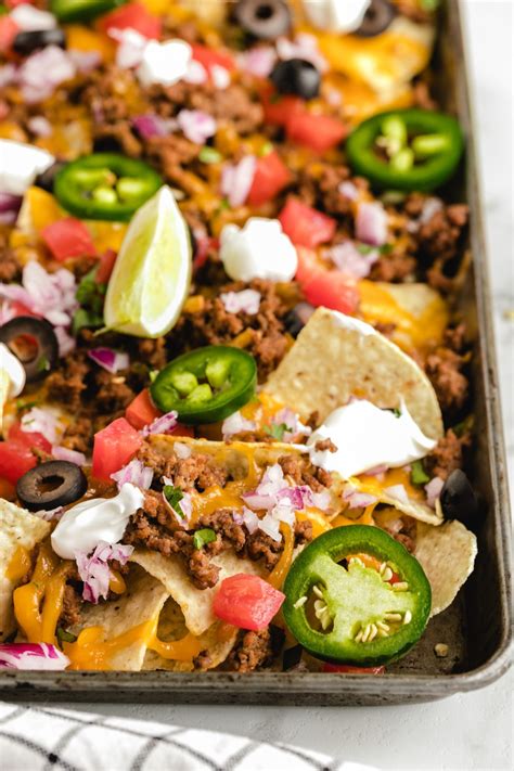 Sheet Pan Nachos Easy Recipe For A Crowd Ready In 15 Minutes