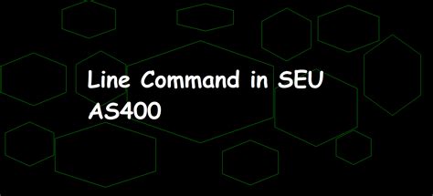 Line Command In SEU AS400 AS400 And SQL Tricks