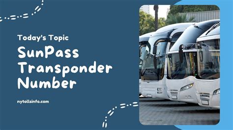 How Many Digits Is The Sunpass Transponder Number Ny Tolls Info