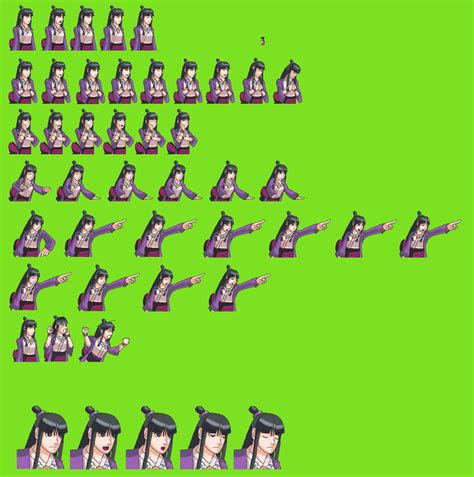 Maya Fey Da Sprites Free To Use With Credit By Hessehl On Deviantart