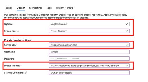 Deploy The Document Intelligence Sample Labeling Tool Azure Ai Services Microsoft Learn
