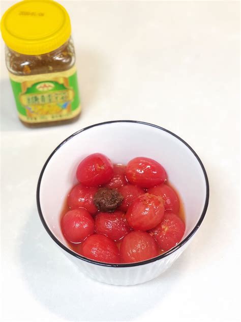 【梅子圣女果的做法步骤图，梅子圣女果怎么做好吃】十脚木易下厨房