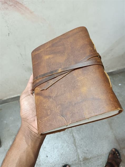 Perfect Bound Handmade Genuine Leather Journal A5 At ₹ 799piece In Jaipur