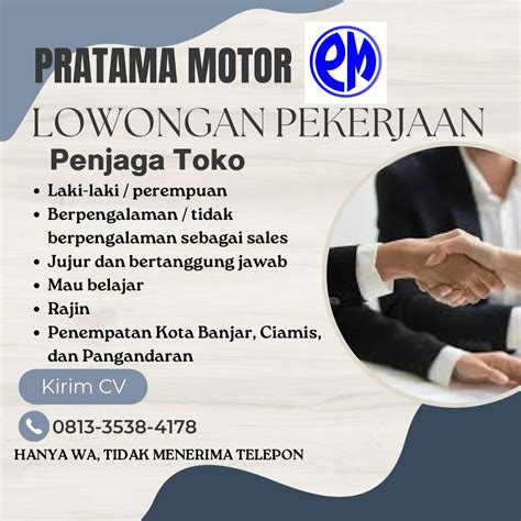 Daftar Lowongan Kerja