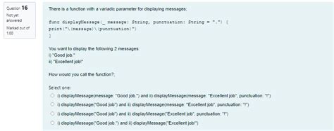Solved There Is A Function With A Variadic Parameter For