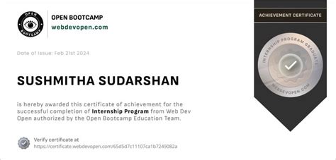 sushmitha sudarshan on linkedin internshipcompletion newbeginnings