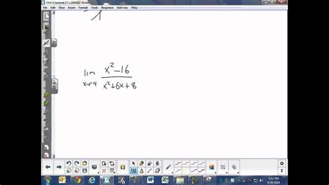 Finding Limits Analytically Youtube