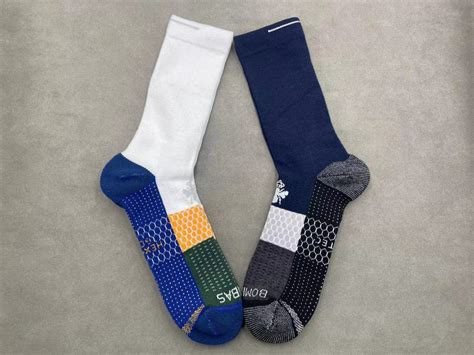2 Pairs Bombas Mens 2 Colors All Purpose Calf Socks Honeycomb Size Large 10 13 Ebay