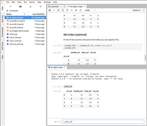 educational jupyterlab tutorial with kinetica kinetica