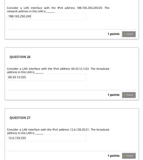 Solved Consider A LAN Interface With The IPv Address Chegg