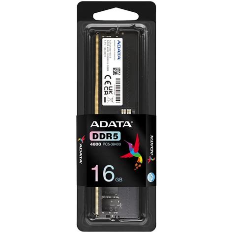 Adata Ddr5 16gb 4800mhz Cl40 Udimm 1 1v Pc Ram