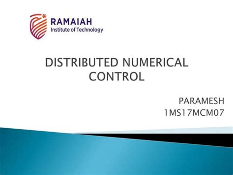 distributed numerical control pptx data storage and warehousing